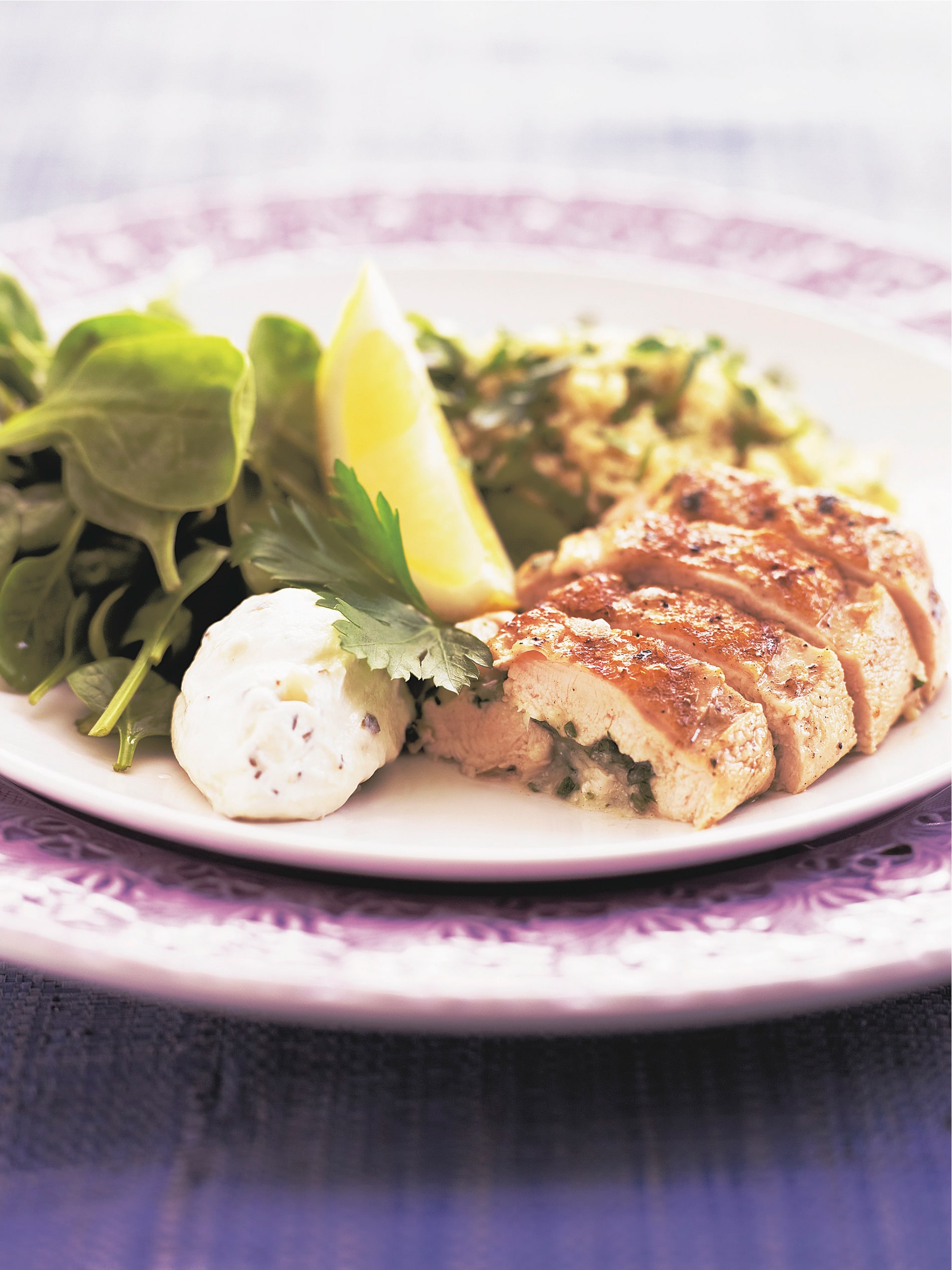 Kycklingfilé fylld med Västerbottensost® och persilja Västerbottensost®