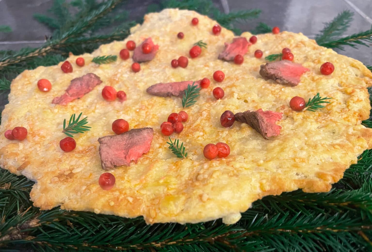 Krustader med Västerbottensost® och rom, Västerbottensost®